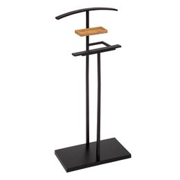 Kleiderst&auml;nder, Schwarz, Naturmaterialien, 22.2x114.2x44.8 cm, Garderobe, Garderobenst&auml;nder