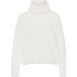 Heine Damen Rollkragenpullover im Oversized-Schnitt ecru Gr&ouml;&szlig;e 38