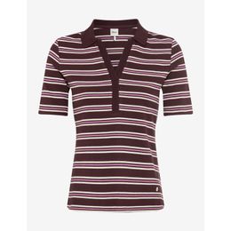 Brax Damen Polo Style CLEO S blackberry violet, dunkles lila, Gr. 32