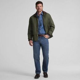 LANDS' END Barn-Jacke aus Canvas, Herren,  Gr&uuml;n, Elasthan/Baumwoll-Mischung, by Lands' End