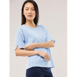 Walbusch Streifenshirt Seersucker