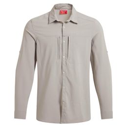 Craghoppers NosiLife Pro Langarmhemd V beige, Gr&ouml;&szlig;e S