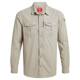 Craghoppers NosiLife Adventure Langarmhemd III beige, Gr&ouml;&szlig;e 4XL