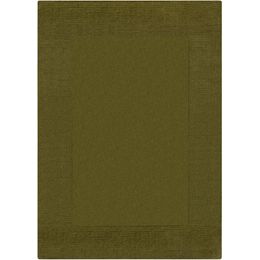 Wollteppich FLAIR RUGS "Tuscany", gr&uuml;n, B:120cm H:8mm L:170cm, Wolle, Teppiche