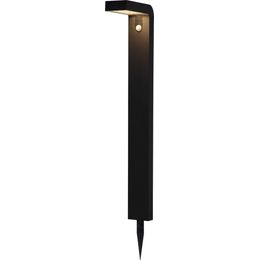 LED Solarleuchte "Solar-Wegleuchte Vici", schwarz, B:9cm H:80cm L:9cm T:20cm, Parforce Traditional Hunting, Leuchten, Bewegungs- und D&auml;mmerungssensor, 300 lm f&uuml;r 25 Sekunden, stetig 30 lm