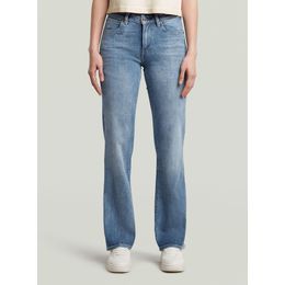 G-Star Raw 5-Pocket-Jeans G-STAR "G-Bootcut Jeans", Damen, Gr. 25, L&auml;nge 30, faded sea point blau, Obermaterial: 94% Baumwolle, 5% Elastomultiester, 1% Elasthan, Jeans 5-Pocket-Jeans