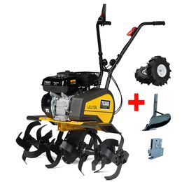 Benzinmotorhacke Texas "SET 534TG", schwarz, Motorhacken, 4 kW/5,4 PS, mit R&uuml;ckw&auml;rtsgang und Zubeh&ouml;r &ndash; kraftvoll und vielseitig