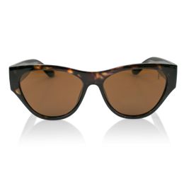 Sonnenbrille ISABELLA FORD "FA11-01", Damen, braun (amber), Sonnenbrillen Sonnenbrille, Glass 0.74MM Polarized Lens UV400，CAT3.0