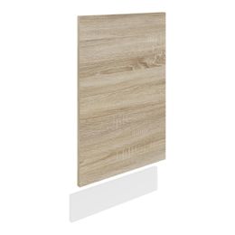 Unterschrank Vcm "Blende Geschirrsp&uuml;ler Sp&uuml;lmaschine Front Esilo", braun (wei&szlig;, sonoma, eiche), M&ouml;belblenden, Zierblende Schrankt&uuml;r