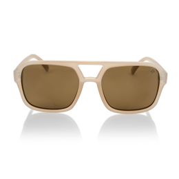 Sonnenbrille PHILIPP BLANC "PA08-03", Damen, beige (champagne), Sonnenbrillen Sonnenbrille, Glass 0.74MM Polarized Lens UV400，CAT3.0