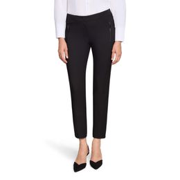 Stretch-Hose Betty Barclay "Damen mit elastischem Bund", Damen, Gr. 36, Normalgr&ouml;&szlig;en, schwarz, Obermaterial: 86% Polyester, 14% Elasthan, relaxed fit 7/8-L&auml;nge, Hosen, Rei&szlig;verschluss