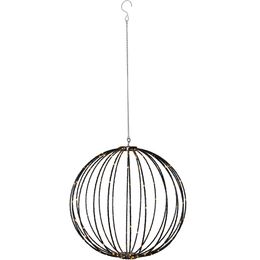 LED-H&auml;ngeleuchte "H&auml;ngeleuchte Mounty", schwarz, H:50cm &Oslash;:50cm, Parforce Traditional Hunting, Leuchten, Faltbare H&auml;ngedekoration, LED, 8 Leuchtfunktionen, 5 m Zuleitung