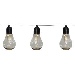 LED-Lichterkette "Glow", transparent, Dioden 30 Stk. Flammen 10 Stk., Kabell&auml;nge 1m x Gesamtl&auml;nge 4,05m, Parforce Traditional Hunting, Lichterketten, ca. 4,05 m, Batterie, Timer, Vierfarb-Karton