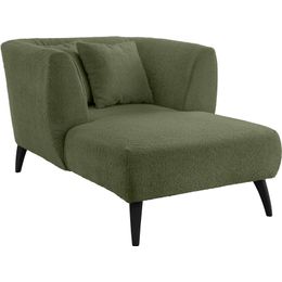 Relaxsessel Home Affaire "Lazio modern und bequem, schmale Armlehnen, tolle Detailverarbeitung", gr&uuml;n (moosgr&uuml;n), B:108cm H:84cm T:155cm, 100% Polyester, Sessel, Relaxsessel