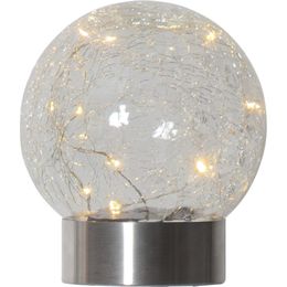 LED Solarleuchte "Solar Dekoration Glory", transparent, B:12cm H:35cm L:12cm T:12cm &Oslash;:12cm, Parforce Traditional Hunting, Leuchten, 3-in-1-Nutzung, 10 Dewdrops, D&auml;mmerungssensor