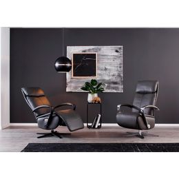 Relaxsessel W.Schillig "rumbaa", grau (anthrazit z69), B:68cm H:111cm T:82cm, Longlife Xtra-Leder Z69: Das feinnarbige, gedeckte Softleder Z69 besticht durch seine au&szlig;ergew&ouml;hnliche Weichheit im trendigen &raquo;Vintage-Look&laquo;, Hautst&auml;rke 0, 9 - 1, 1 mm, Sessel, Relaxsessel, wahlweise mit Doppelmotor, in Gr&ouml;&szlig;en S, M & L, mit 5-Sternfu&szlig;