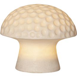 LED Solarleuchte "Solar Dekoration Sandy", wei&szlig;, H:15,7cm &Oslash;:19cm, Parforce Traditional Hunting, Leuchten, D&auml;mmerungssensor, Pilzform, Solarpanel separat