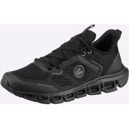 Sneaker, Herren, Gr. 46, schwarz, Lederimitat, Mesh, Schuhe Sneaker