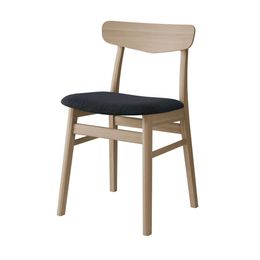 Esszimmerstuhl HAMMEL FURNITURE "Mosb&oslash;l, Stuhl, Massivholz mit gepolstertem Sitz &ndash; robust & komfortabel", beige (, wei&szlig; pigmentiert lackiert, wei&szlig; pigmentiert lackiert, dunkelgrau), B:48cm H:79cm T:46cm, Massivholz, Stoff, St&uuml;hle, Esszimmerstuhl, Massivholz, gepolsterte Sitzfl&auml;che, versch. Farbvarianten