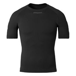 Kompressionsshirt Uhlsport "Shortsleeve Performance Pro Kids", M&auml;dchen, Gr. 128, schwarz, Obermaterial: 100% Polyamid Polyam.recyc., Shirts