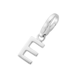 Charm Buchstabe "Buchstabe E, Silber 925", silber, Giorgio Martello MILANO, Charms, Damen, Silber 925 (Sterlingsilber)
