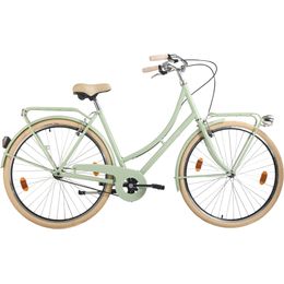 Hollandrad HOLLANDIA "Feelgood" Gr. 53, gr&uuml;n (mint, mint), Fahrr&auml;der, Damen, 53cm, 28 Zoll (71,12cm) hinten: 28 Zoll (71,12cm)