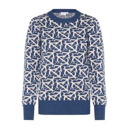 Strickpullover Saint Tropez "Strickpullover ZicoSZ", Damen, Gr. S, grau (titan st feu), Obermaterial: 80% Viskose CV. 20% Polyamid PA., Pullover Strickpullover