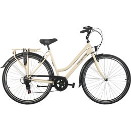 Hollandrad HOLLANDIA "City Next" Gr. 50, beige (vanille, vanille), Fahrr&auml;der, Damen, 50cm, 28 Zoll (71,12cm) hinten: 28 Zoll (71,12cm)