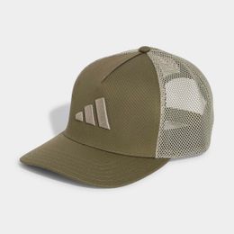 Baseball Cap adidas Performance "TRUCKER CAP", Herren, olive strata, silber pebble, Obermaterial: 100% Baumwolle, Caps