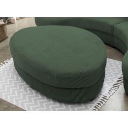 Polsterhocker Home Affaire "Lazio modern und bequem, tolle Detailverarbeitung", gr&uuml;n (moosgr&uuml;n), B:150cm H:38cm T:96cm, 93% Polyester, 7% Polyamid, Hocker, Polsterhocker
