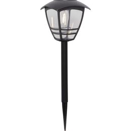 LED Solarleuchte "Solar-Wegleuchte Felix", schwarz, B:14cm H:45cm L:14cm T:14cm &Oslash;:14cm, Parforce Traditional Hunting, Leuchten, Solar-Bollardleuchte mit Filament-LED, 10 lm, D&auml;mmerungssensor