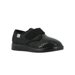 Klettschuh VAROMED, Damen, Gr. 36, schwarz, Textil, Schuhe Klettschuh