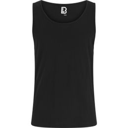 Tanktop Brandit "Brandit Herren Tank Top", Herren, Gr. L, schwarz, 100% Baumwolle, unifarben, normal, Tops Tanktop