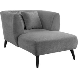 Relaxsessel Home Affaire "Lazio modern und bequem, schmale Armlehnen, tolle Detailverarbeitung", grau (anthrazit), B:108cm H:84cm T:155cm, 100% Polyester, Sessel, Relaxsessel