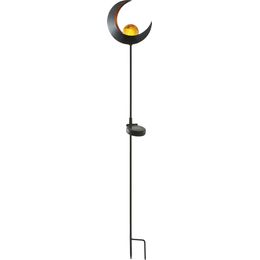 LED Solarleuchte "Solar Dekoration Melilla", amber, B:16cm H:85cm L:16cm T:7cm, Parforce Traditional Hunting, Leuchten, D&auml;mmerungssensor, amberfarbenes Licht, schlanke Bauform