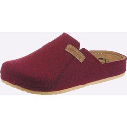 Pantoffel MUBB, Damen, Gr. 36, bordeaux, Filz, Basic, Schuhe