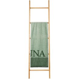 Saunatuch Schiesser "Rom aus garngef&auml;rbtem, kuschelweichem Baumwollfrottier", gr&uuml;n (hellgr&uuml;n), B:75cm L:200cm, Frottier, Frottier, Handt&uuml;cher, Made in Green