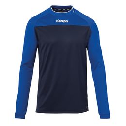 Langarmshirt Kempa "Longsleeve PRIME LANGARMSHIRT Kids", M&auml;dchen, Gr. 152, blau (marine, royal), Obermaterial: 100% Polyester PES., Shirts Langarmshirt