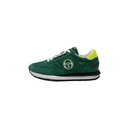 Sneaker Sergio Tacchini "VENEZIA Herren", Herren, Gr. 42, Normalschaft, gr&uuml;n (gr&uuml;n, schwarz), Leder, Polyurethan, Textil, Schuhe Sneaker, Sneaker Herren, Sneakers, Sportschuhe, Laufschuhe Retro, Outdoor, Sale