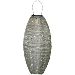 LED Solarleuchte "Solar Dekoration Festa", grau (gr&uuml;n), B:20cm H:40cm L:20cm T:20cm &Oslash;:20cm, Parforce Traditional Hunting, Leuchten, Solar, D&auml;mmerungssensor, Lochmuster mit Schatteneffekt