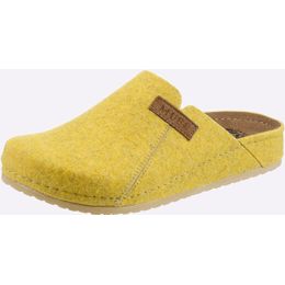 Pantoffel MUBB, Damen, Gr. 36, gelb, Filz, Basic, Schuhe