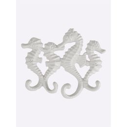 Badaccessoire-Set HEINE HOME, wei&szlig;, Chrom, Badaccessoires-Sets