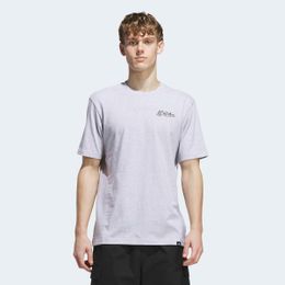 T-Shirt adidas Sportswear "M LUX CLR HTH T", Herren, Gr. L, light grau heather, Obermaterial: 100% Baumwolle, Rundhals, Shirts T-Shirt