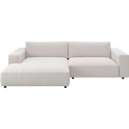 Ecksofa Musterring "MR LUCIA, Charakterstarker Lounge-Komfort von Musterring", wei&szlig;, B:296cm H:81cm T:190cm, 100% Polyester, Sofas, Ecksofa, XXL-Longchair, erstklassige Kammerkissen & zeitloser Look