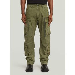G-Star Raw Cargohose G-STAR "Rovic Zip 3D Loose Hose", Herren, Gr. 28, L&auml;nge 32, overdye shadow olive gd, Obermaterial: 70% Baumwolle, 30% Baumwolle, Hosen Cargohose