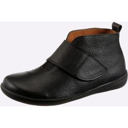 Klettschuh Gemini, Damen, Gr. 36, schwarz, Glattleder, Basic, Schuhe Klettschuh