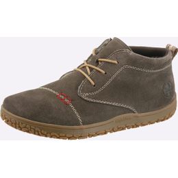 Sneaker Rieker, Damen, Gr. 37, braun (beige), Veloursleder, Schuhe Sneaker