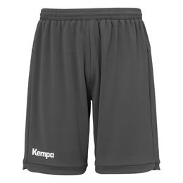 Shorts Kempa "Shorts PRIME SHORTS", Damen, Gr. S, US, schwarz (anthra), Obermaterial: 100% Polyester PES., Hosen Shorts