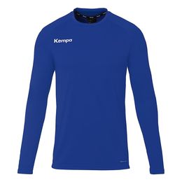 Langarmshirt Kempa "Langarmshirt Performance Kids", M&auml;dchen, Gr. 164, blau (royal), Obermaterial: 100% Polyester Pol. recyc.., Shirts Langarmshirt