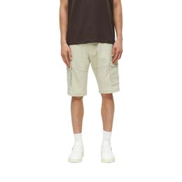Cargobermudas s.Oliver, Herren, Gr. 38, N-Gr, beige, Web, Obermaterial: 72% Baumwolle, 14% Viskose, 11% Polyester, 3% sonstige Fasern, unifarben, normal kniefrei, Hosen, Sommer-Cargo mit elastichem Bund